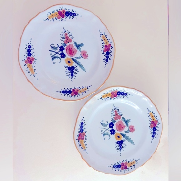 CACF Faenza | Dining | 2 Cacf Faenza Rare Italian Plates 95s Vintage ...